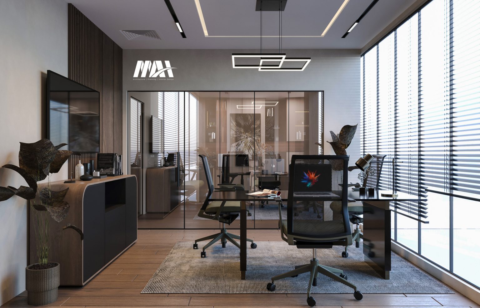 MODERN ADMIN OFFICE DESIGN - MAH Designs
